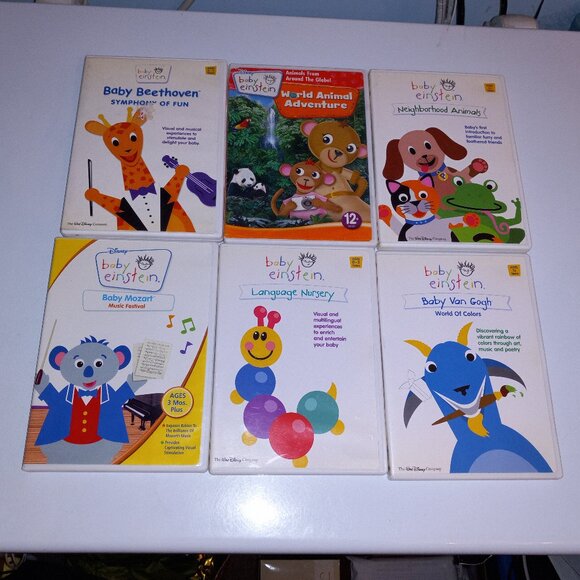 Baby Einstein | Toys | Collection Of 6 Baby Einstein Dvds Ntsc Format ...